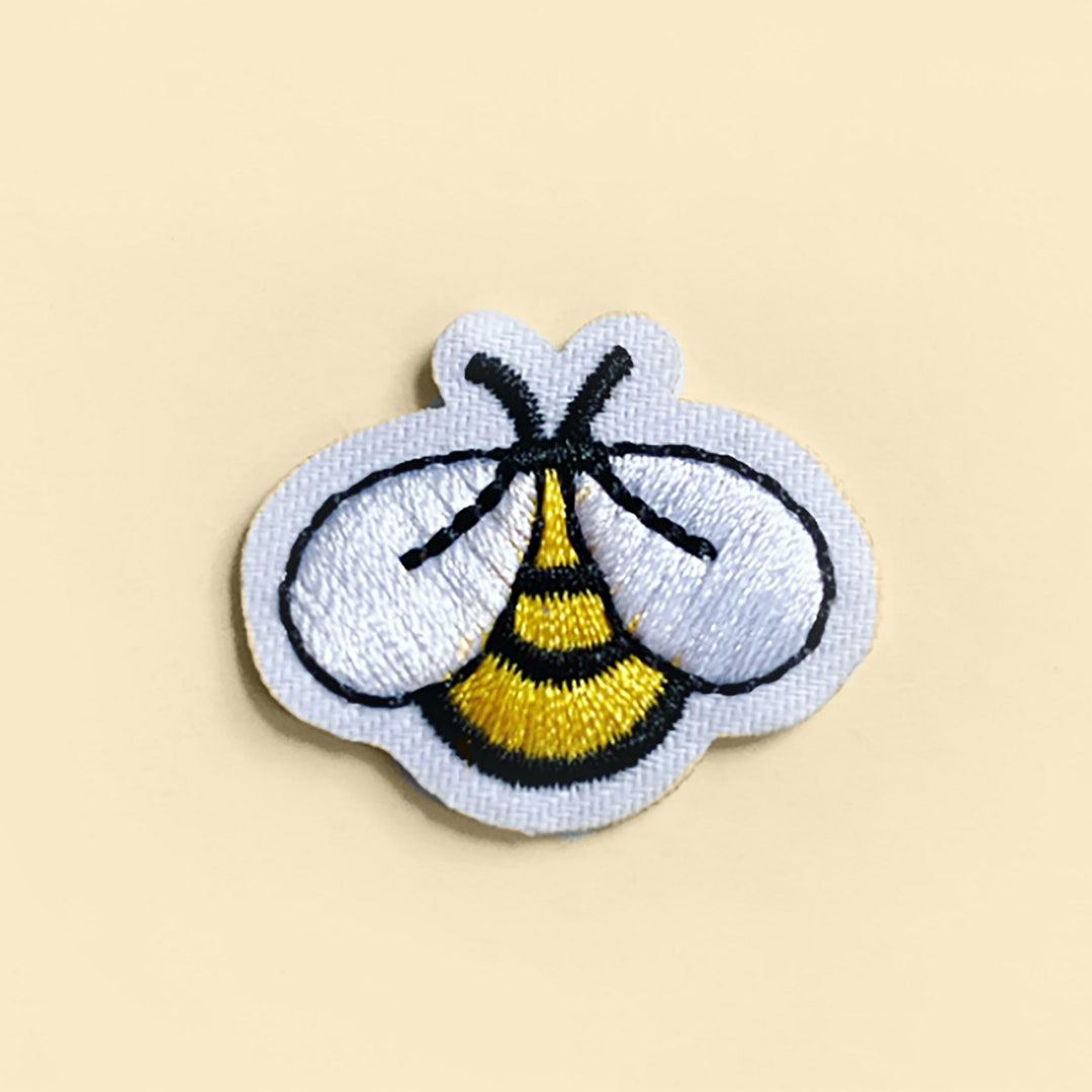 Iron-on Little Bees Patches/bee Badge/diy Embroidery/decorative Patch ...