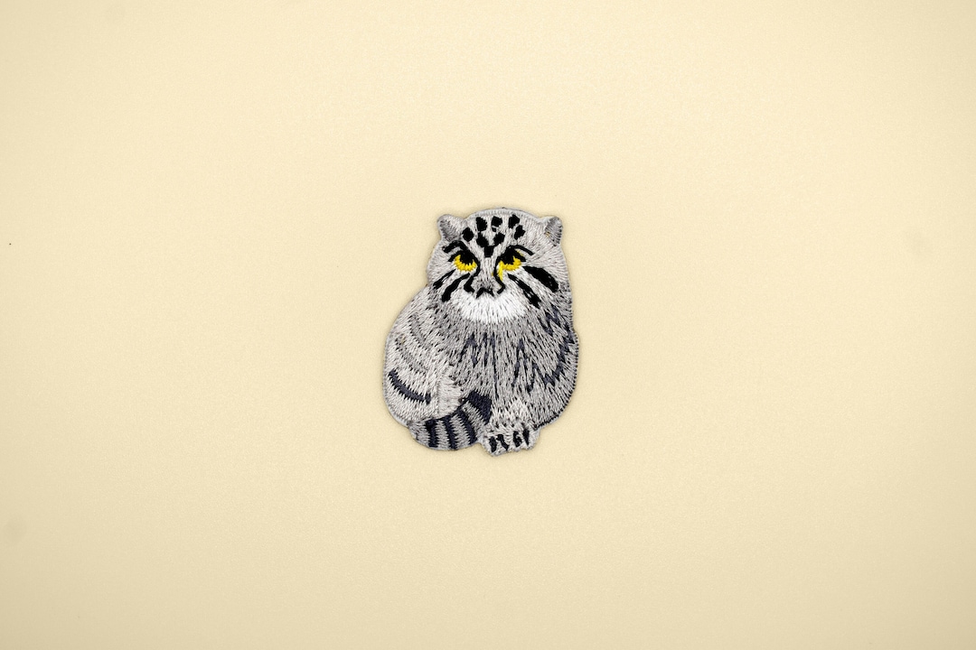 Iron-on the Pallas's Cat Patch/animal Badge/wild Animal/diy Embroidery ...