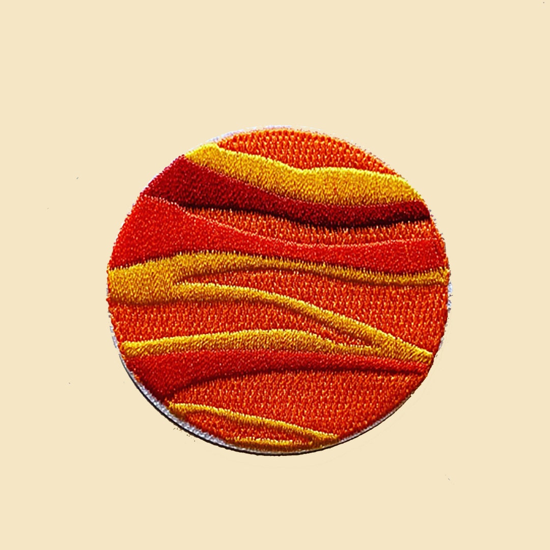 Stick-on Large Mars Planet Patch/planet Badge/embroidered Applique/diy ...