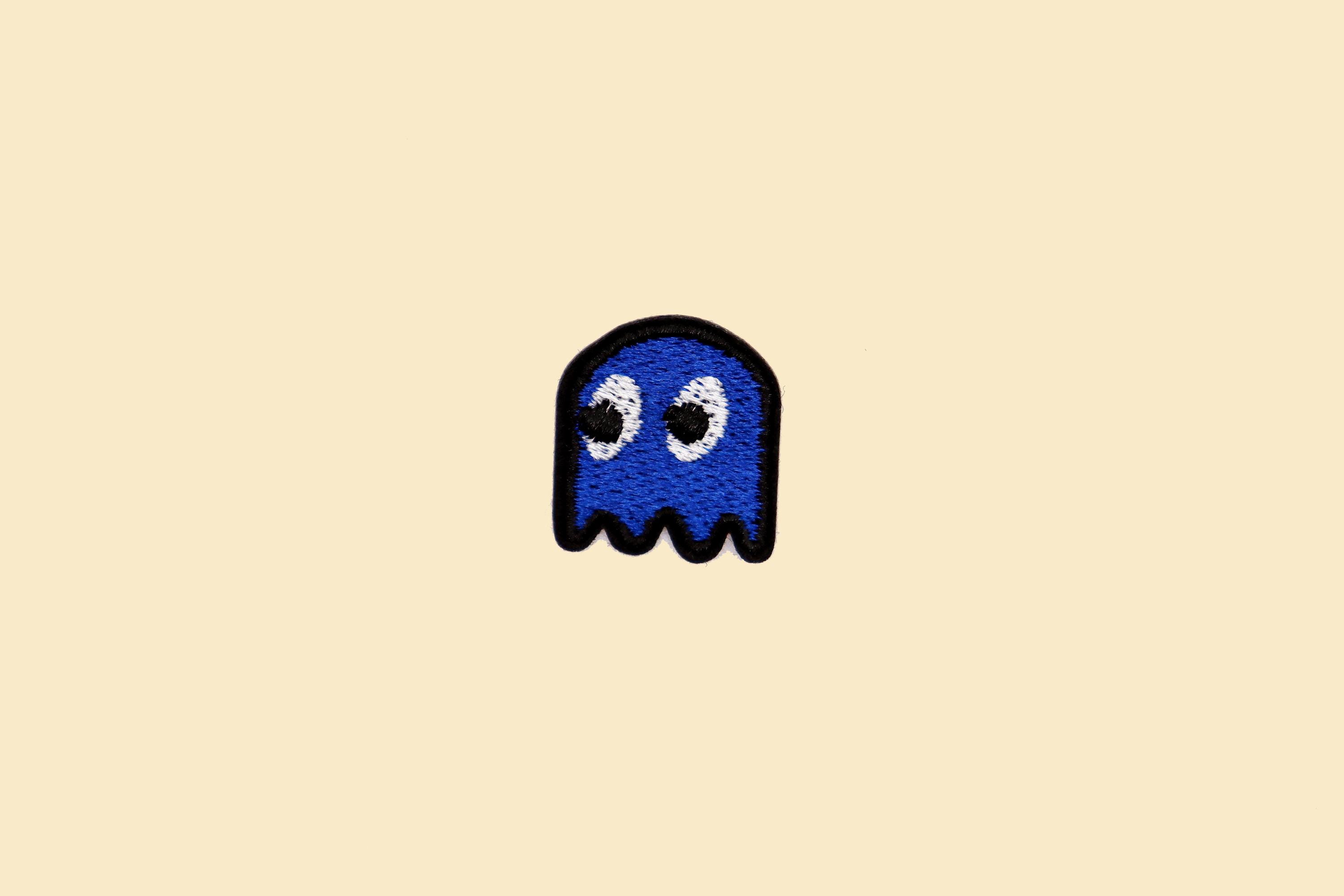 Stick-on Mini Arcade Game Patch – Pac-man Embroidered Applique for DIY ...
