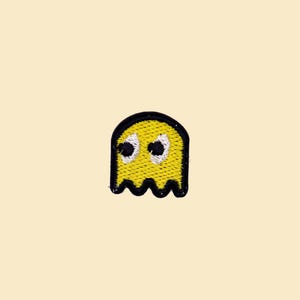 Stick-on Mini Arcade Game Patch – Pac-man Embroidered Applique for DIY ...