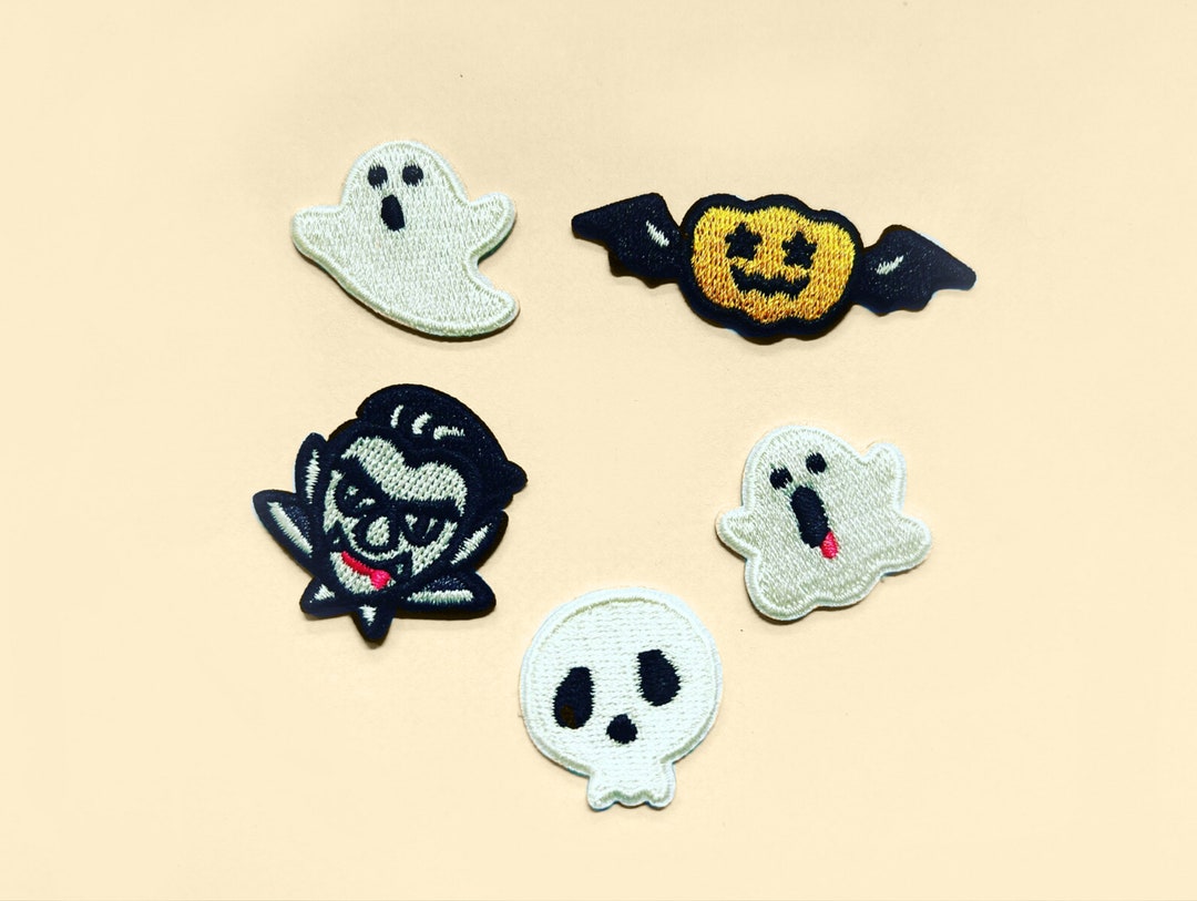 Stick-on Halloween Haunt Collection Patch/spooky/halloween Patches/self ...