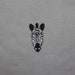 Iron-on Zebra Head Patch/africa Animal Badge/zebra Badge/decorative ...