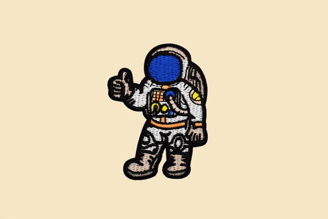 Astronaut Iron on Patch/space Badge/nasa Badge/diy Embroidery ...
