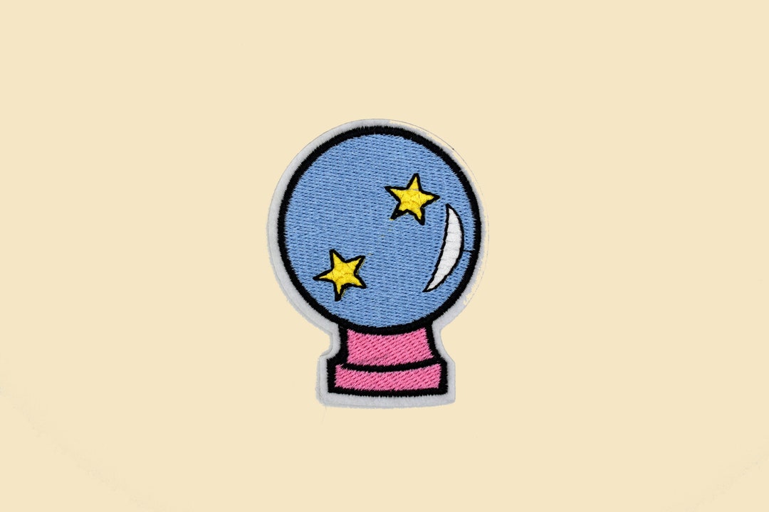 Starry Night Sky Sphere Ball Iron on Patch/starry Night Badge/diy ...