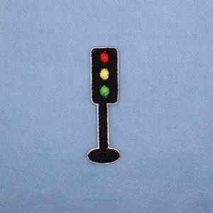 Iron-on Traffic Light Pole Patch/traffic Signs Badge/pole Badge ...