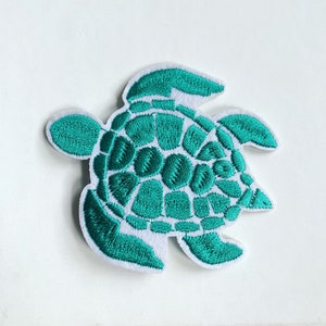 Iron-on Large Sea Turtle Patch/turtle Badge/marine Animal Patch ...