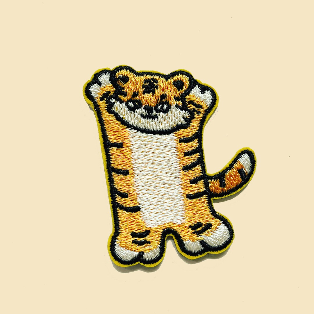 Stick-on Cute Tiger Patch/animal Badge/diy Embroidery/decorative Patch/embroidered/applique ...