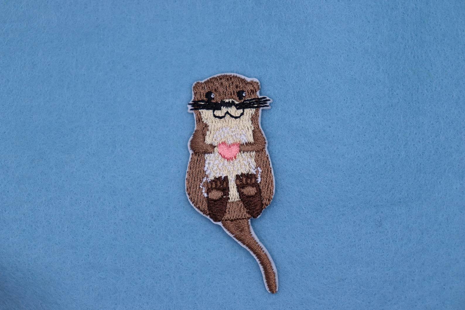 Iron-on Otter Patch/nature Animal Badge/otters Badge/decorative Patch ...
