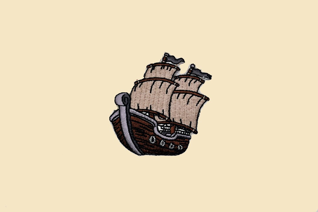 The Brig Sailing Vessel Iron on Patch/sailing Badge/diy Embroidery ...