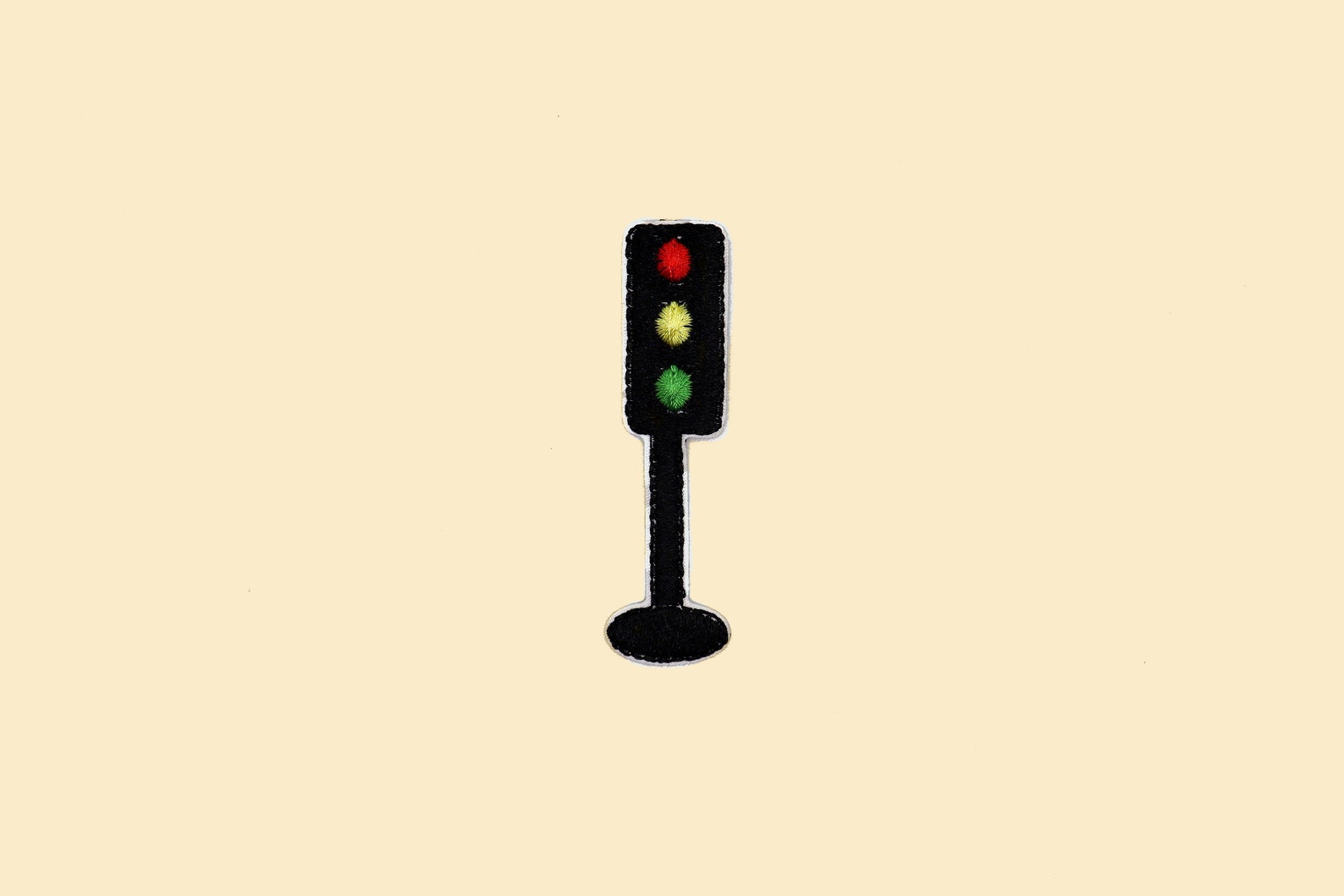 Iron-on Traffic Light Pole Patch/traffic Signs Badge/pole Badge ...
