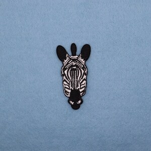 Iron-on Zebra Head Patch/africa Animal Badge/zebra Badge/decorative ...