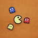 Stick-on Mini Arcade Game Patch – Pac-man Embroidered Applique for DIY ...