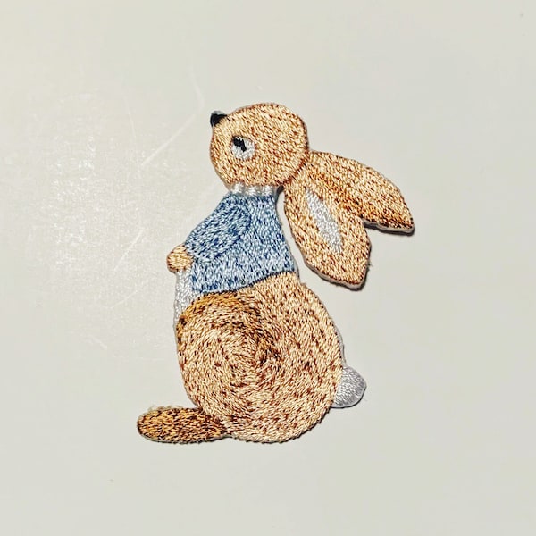 Rabbit Applique - Etsy