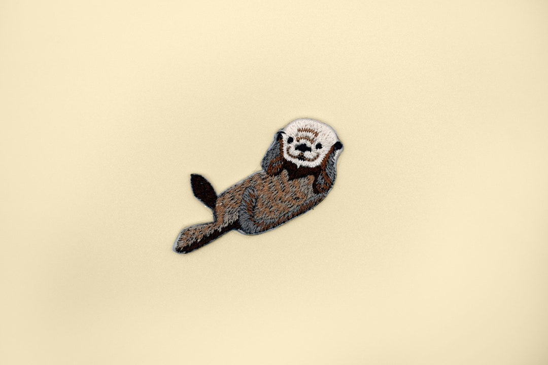 Stick-on Cute Otter Patch/nature Animal Badge/self-adhesive Patch ...