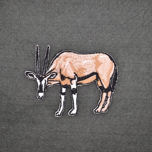 Iron-on Antelope Gazelle Patch/nature Animal Badge/goat Badge ...