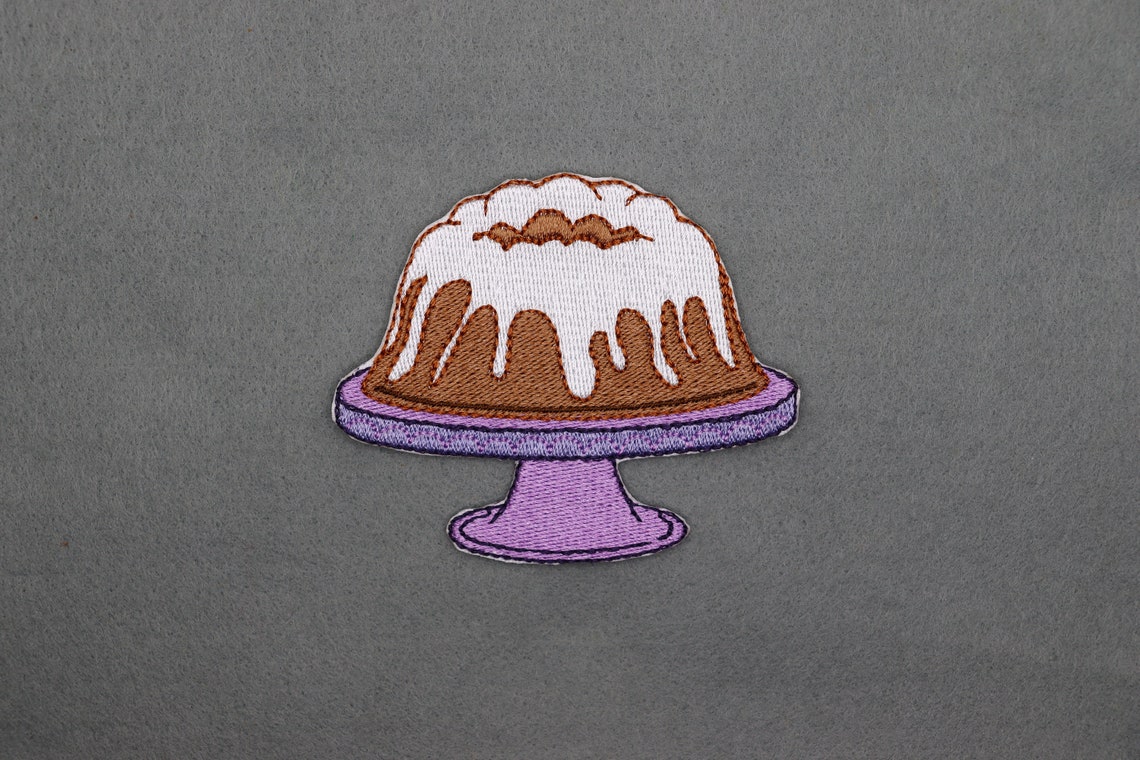 Iron-on Large Creamy Chocolate Cake Patch/food Badge/decorative Patch ...