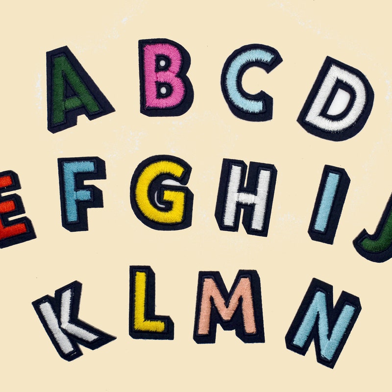 Kids Alphabet Patch - Etsy