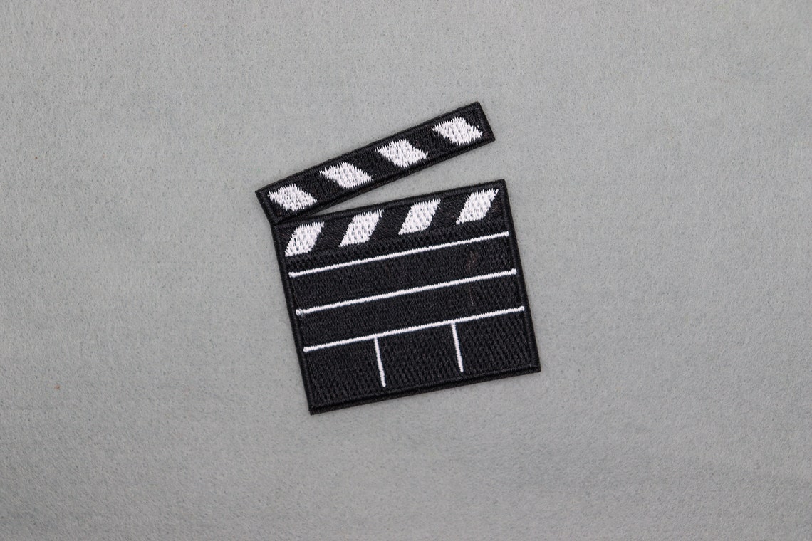 Iron-on Filming Clapper Board Patch/filming Badge/decorative Patch/diy ...