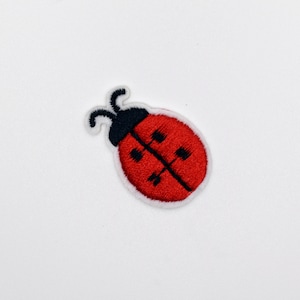 Iron-on Mini Ladybird Patch/ladybird Lover Gift/ladybug Patch/insect ...