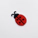 Iron-on Mini Ladybird Patch/ladybird Lover Gift/ladybug Patch/insect ...