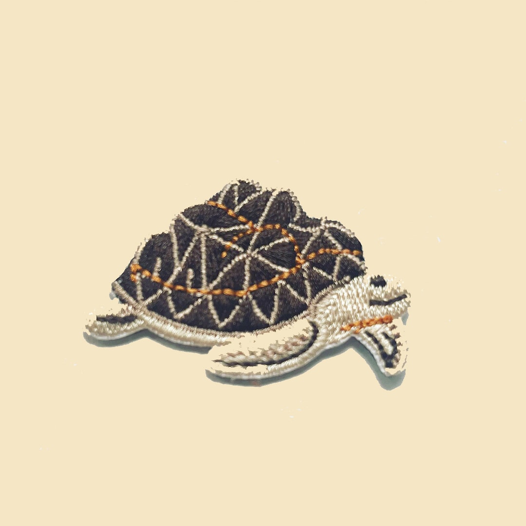 Stick-on Tortoise Patch/animal Badge/diy Embroidery/decorative Patch ...