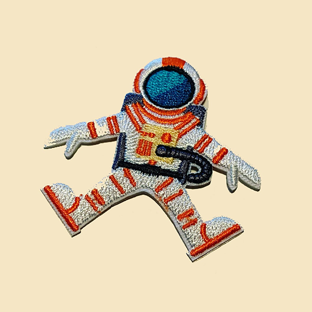 Stick-on Spaceman Patch/diy Appliqué Patch/space Lover/diy Embroidery ...