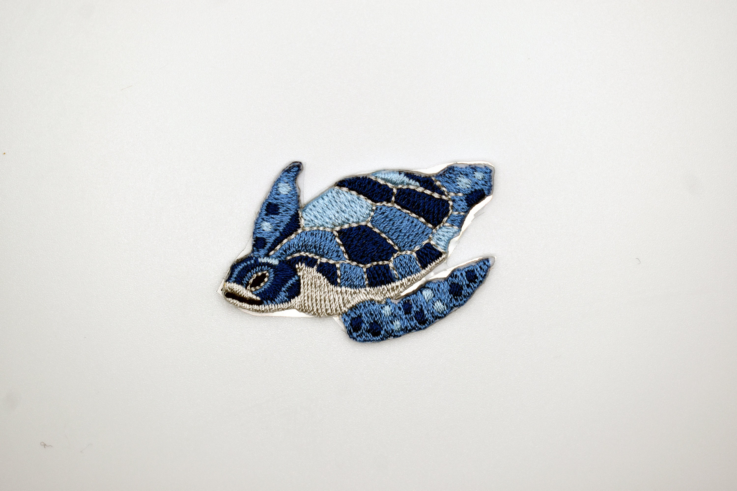 Stick-on Blue Sea Turtle Patch/turtle Badge/diy Embroidery/decorative ...