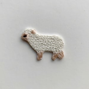 Iron-on Sheep Patch/animal Badge/diy Embroidery/decorative Patch ...