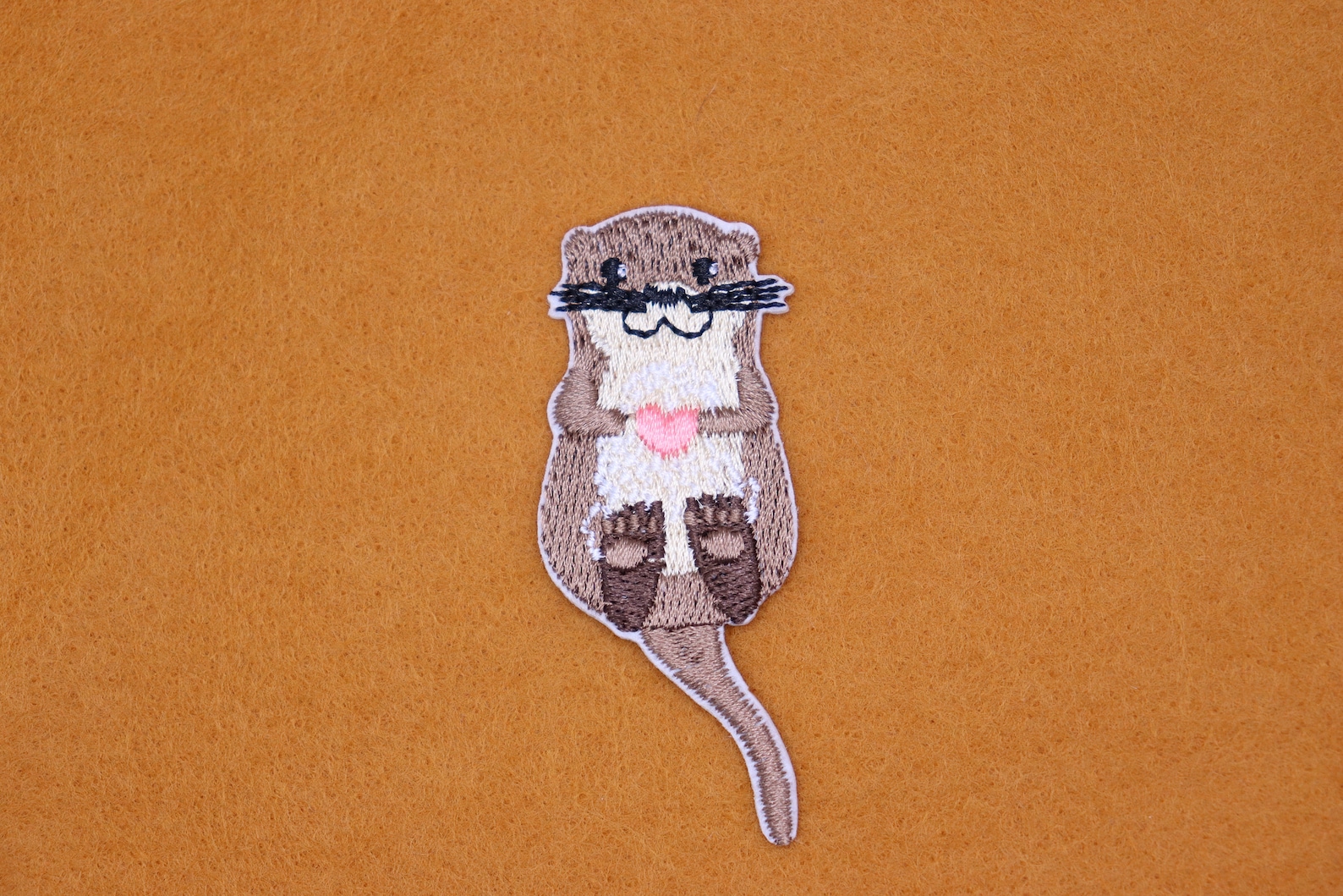 Iron-on Otter Patch/nature Animal Badge/otters Badge/decorative Patch ...