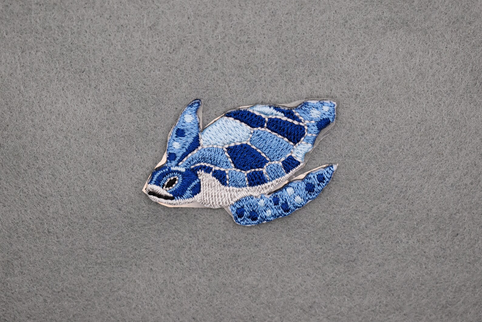 Stick-on Blue Sea Turtle Patch/turtle Badge/diy Embroidery/decorative ...