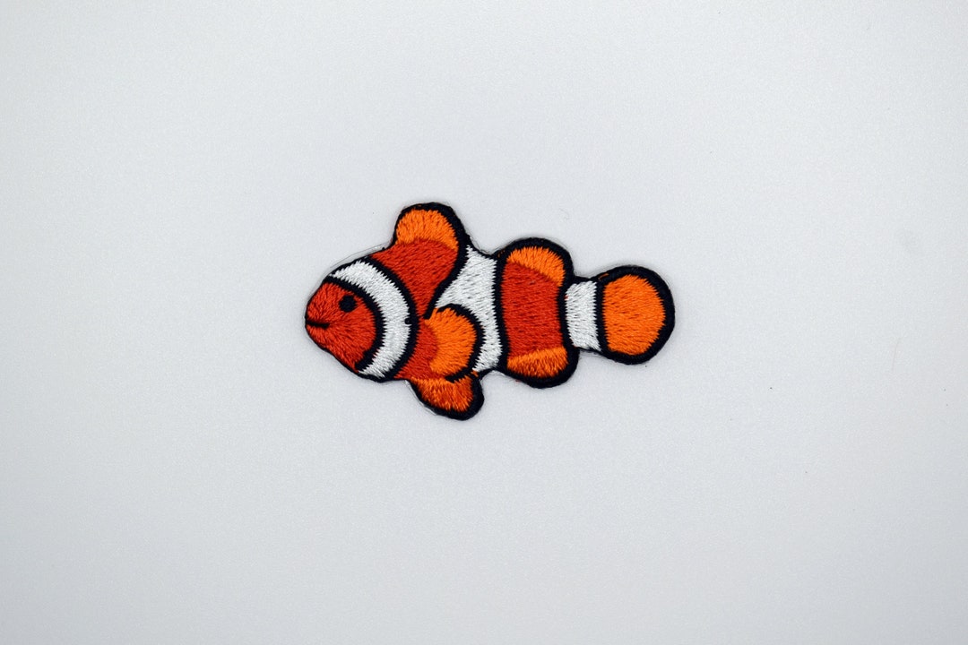 Stick-on Nemo Clownfish Patch/nature Sealife - Etsy