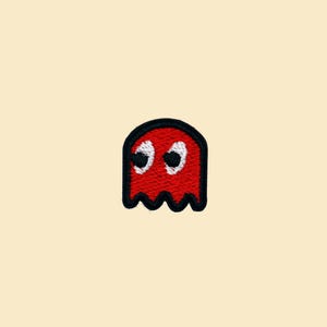 Stick-on Mini Arcade Game Patch – Pac-man Embroidered Applique for DIY ...
