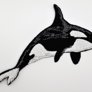 Iron-on Whales Patch/nature Animal Badge/whale Badge/decorative Patch ...