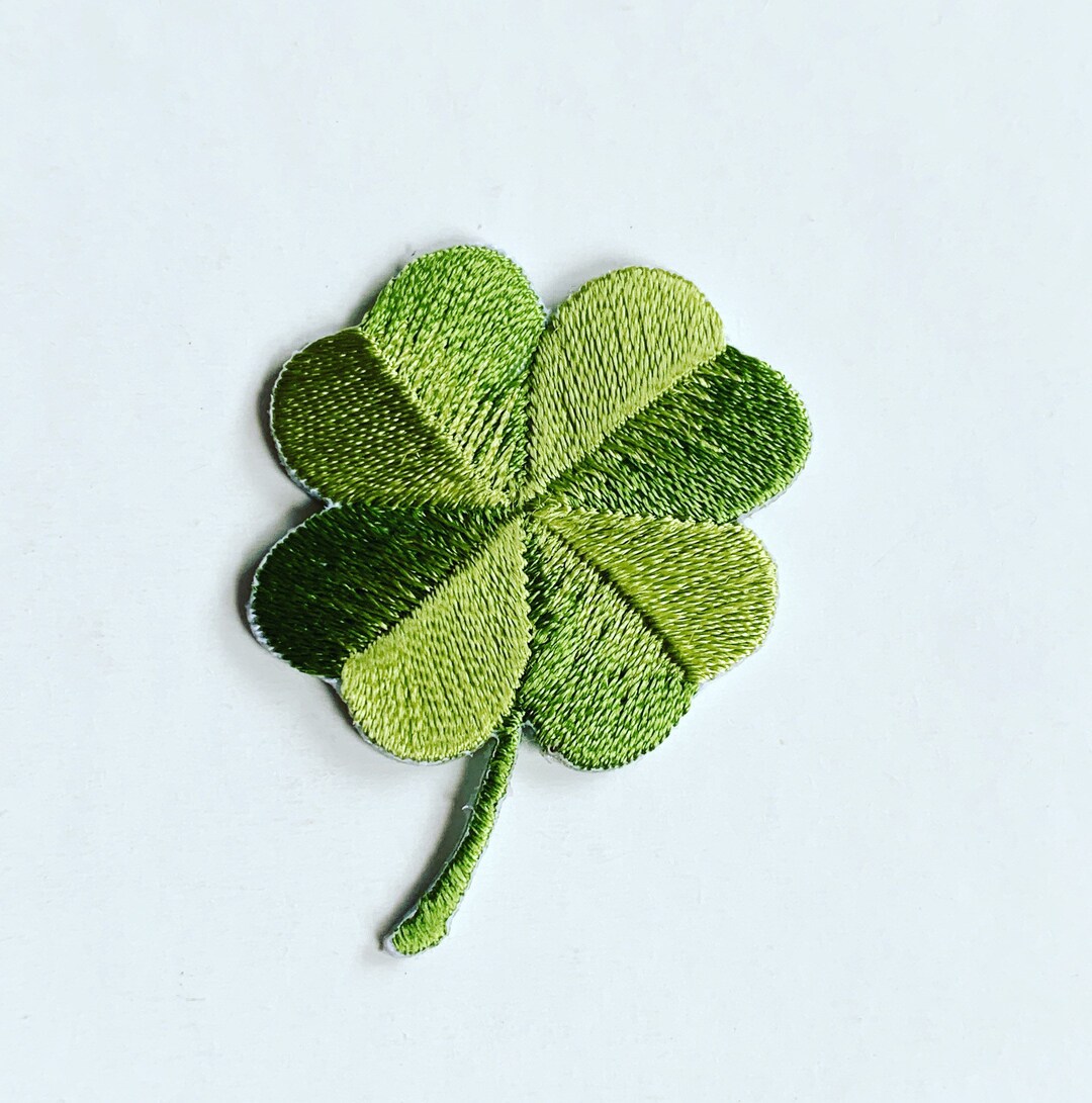 Iron-on Four-leaf Clover Badge/good Luck Badge/celtic - Etsy