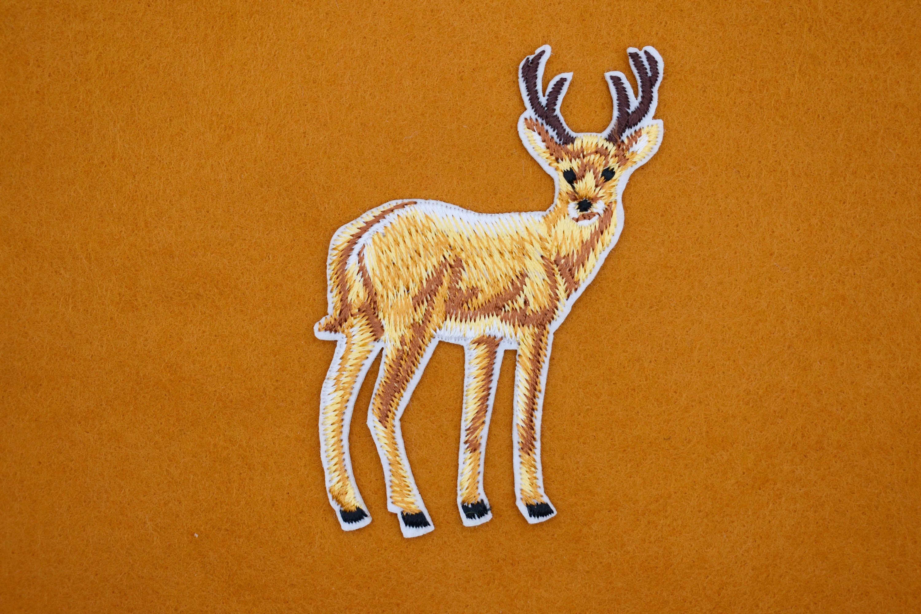 Iron-on Reindeer Patch/woodland Animals/animal Badge/safari Patch ...
