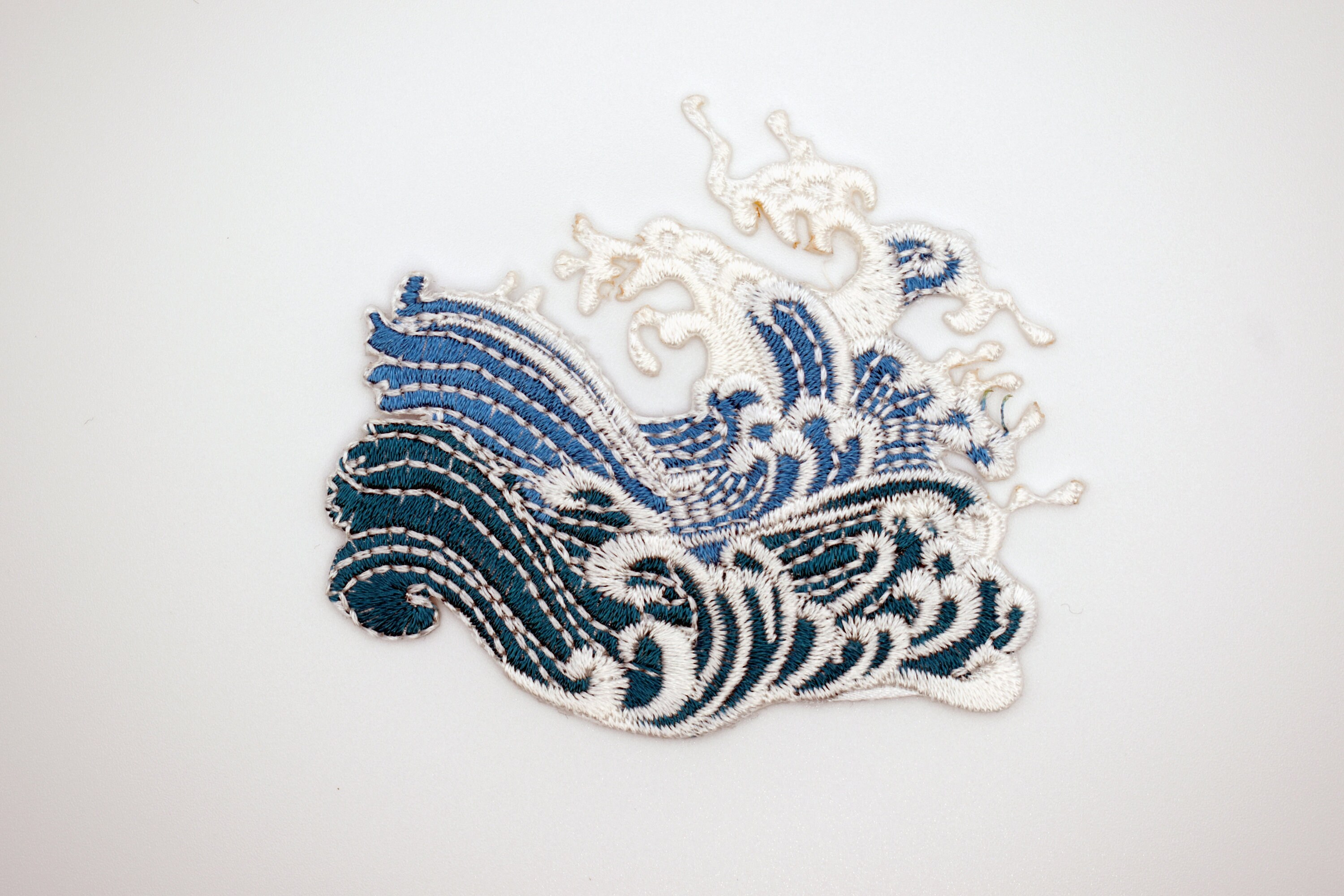 Iron-on Sea Wave Patch/janpanese Art Patch/sea Wave Patch/decorative ...