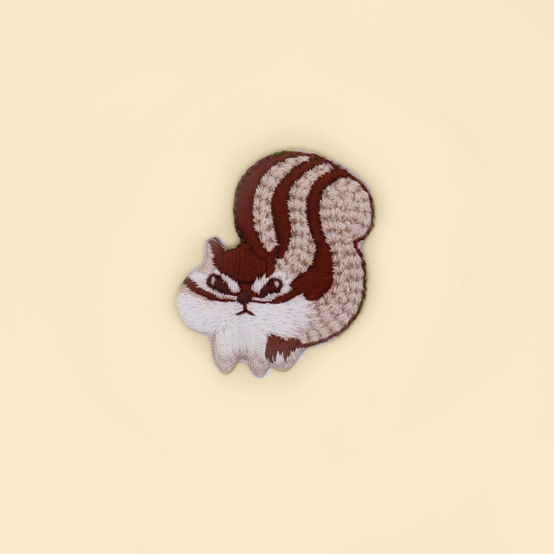 Cute Squirrel Iron-on Patch/garden Animal Patch/squirrel Badge ...