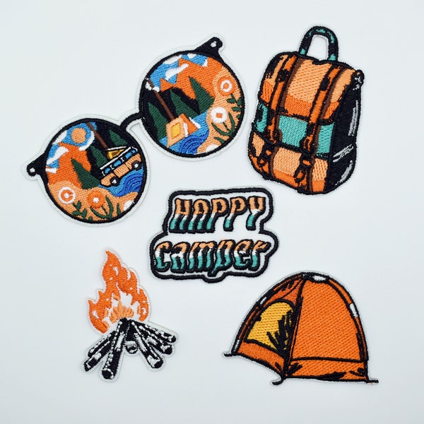 Camping Applique - Etsy UK