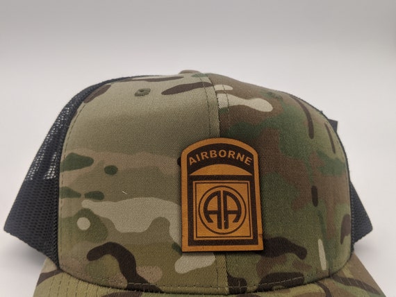 82nd Airborne Unit Patch on Multi Camo Hat | Etsy