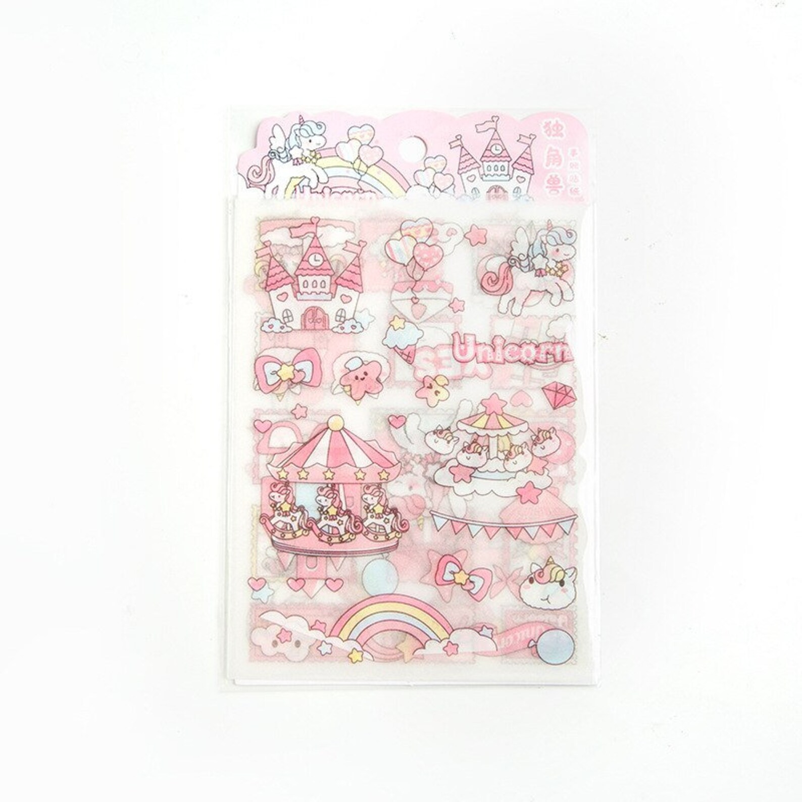 4 Sheets/pack Pink Stickers 5 Designs - Etsy Canada