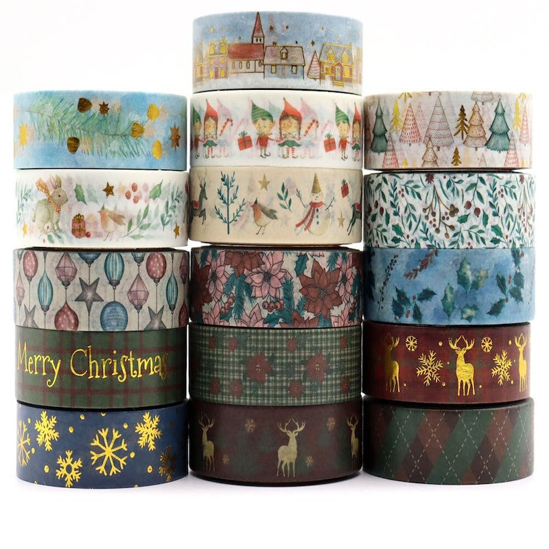 Christmas Washi Tape - Etsy