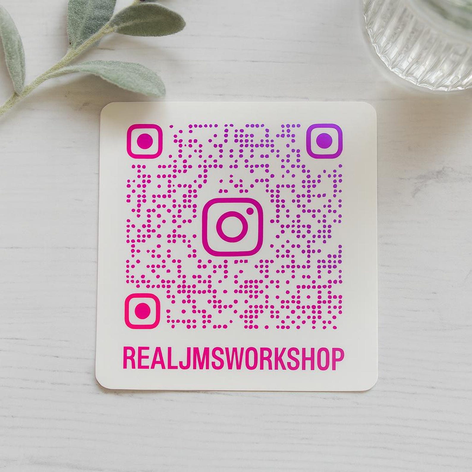 Custom Instagram QR Code Stickers for Small Business – 3 Sizes, 5 ...