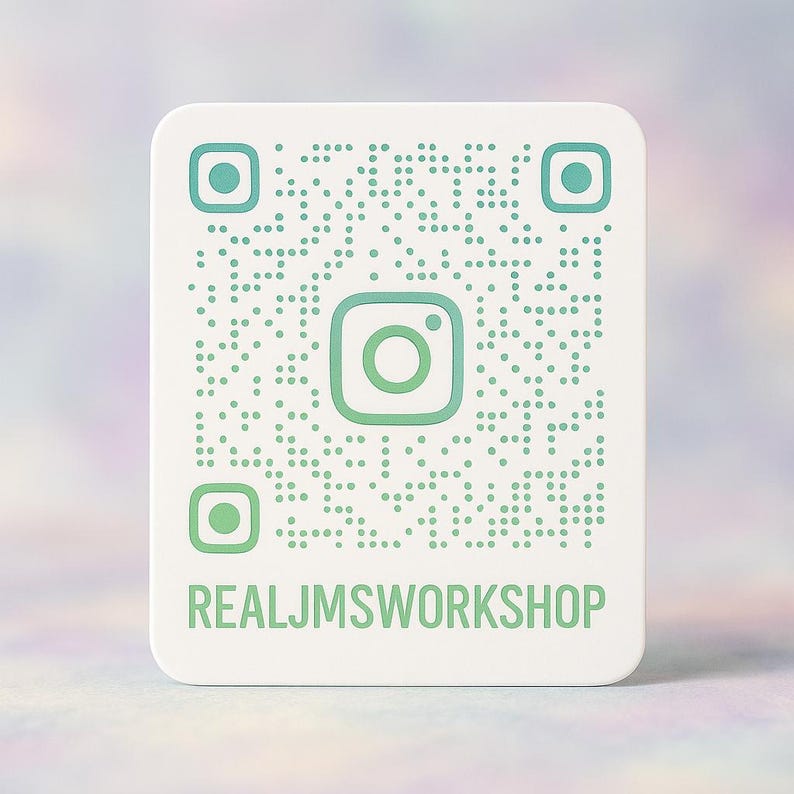 Custom Instagram QR Code Stickers for Small Business – 3 Sizes, 5 ...