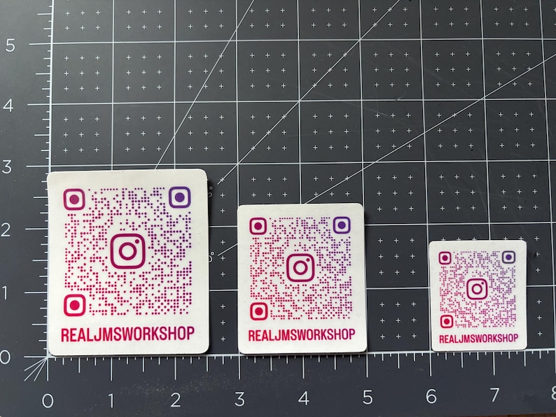 Custom Instagram QR Code Stickers for Small Business – 3 Sizes, 5 ...