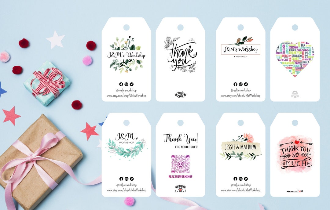 Personalized Hang Tags – Custom Logo, Image, or Design Tags for ...