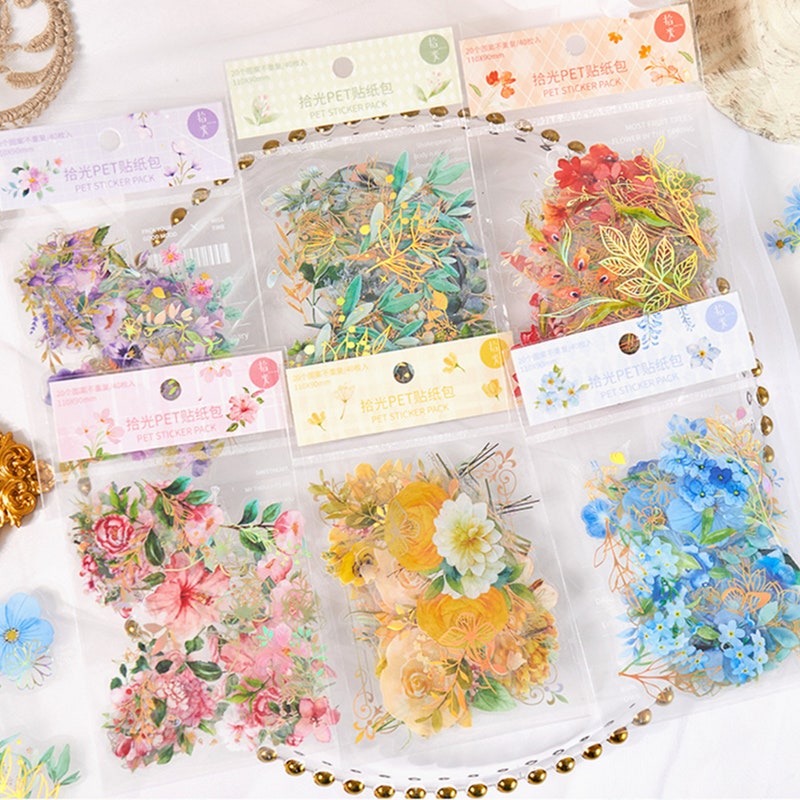 Flower Sticker - Etsy