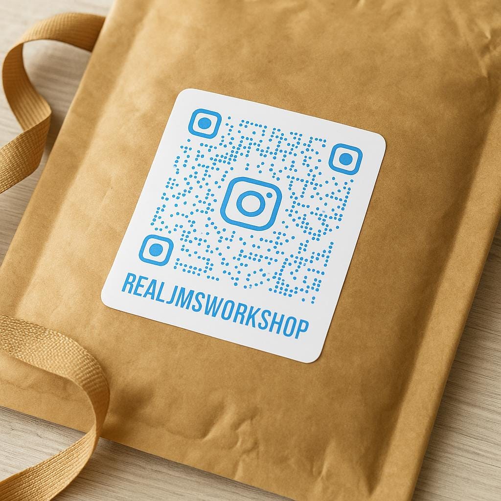 Custom Instagram QR Code Stickers for Small Business – 3 Sizes, 5 ...