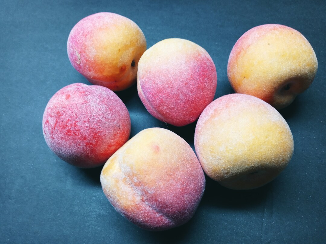 Soft Fuzzy Artificial Peaches Fake Staging Fruit - Etsy