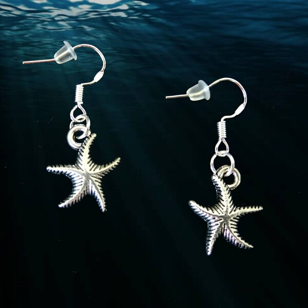 Starfish Earrings - Etsy